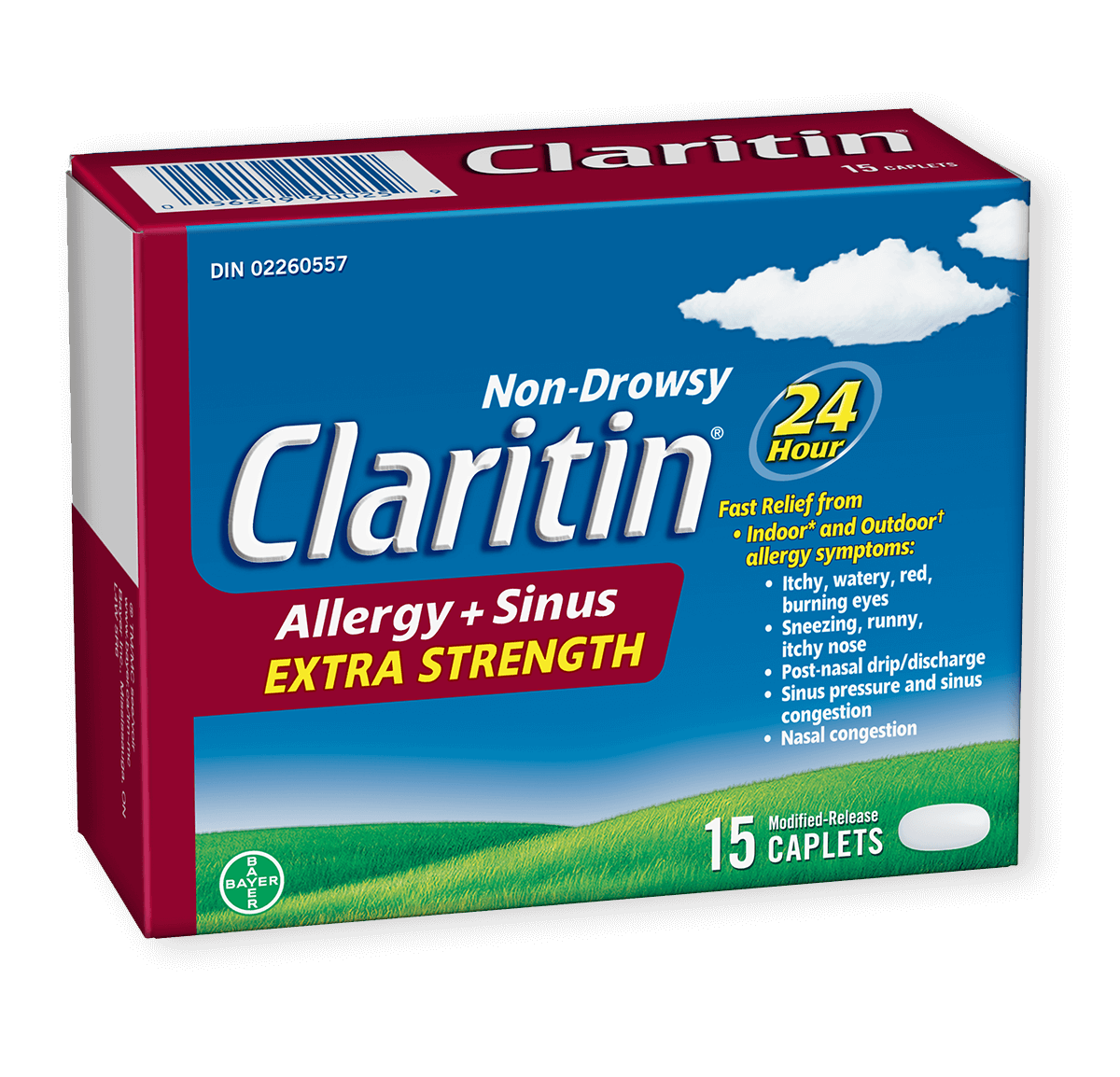 Claritin Allergy+Sinus Extra Strength - 24hour | Claritin
